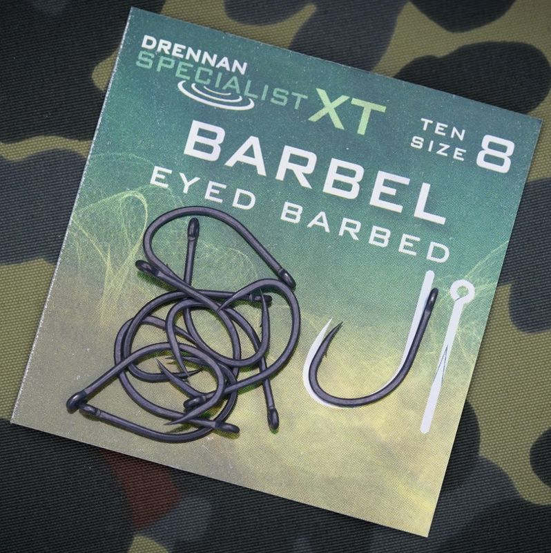 Drennan Specialist XT Barbel Barbed Eyed Hooks - £2.45
